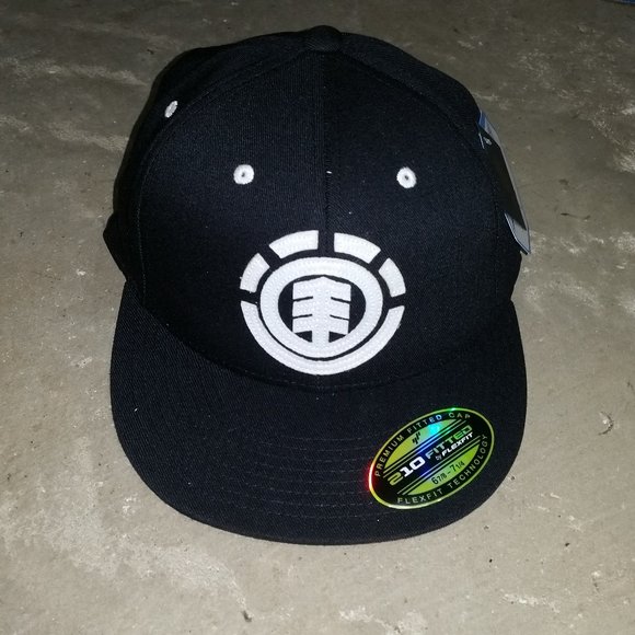Element | Accessories | Element Baseball Cap Hat Black 67874 Flexfit ...